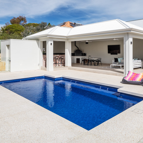 Majestic 8.5m x 4.4m Ocean Shimmer Bicton - Barrier Reef Pools Perth