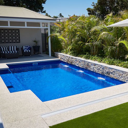 Majestic 8.5m x 4.4m Ocean Shimmer Rossmoyne - Barrier Reef Pools Perth